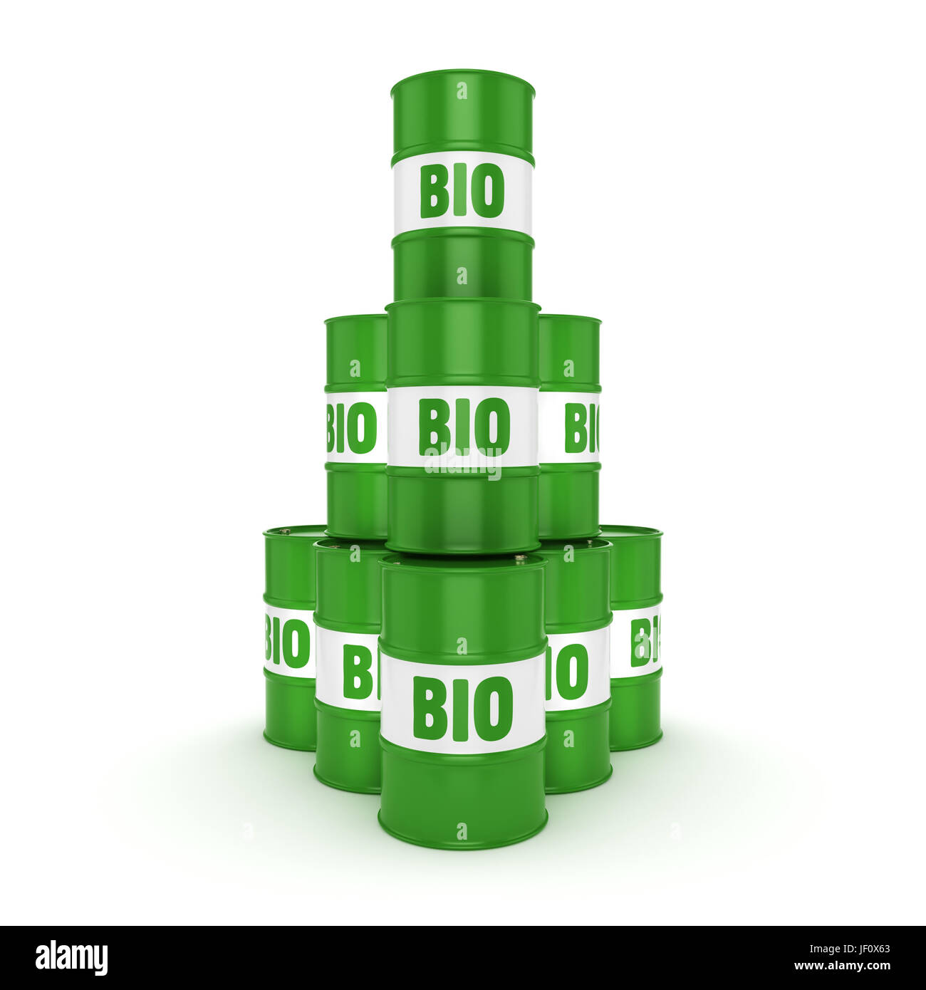 3D rendering barrel of biofuels Stock Photo - Alamy