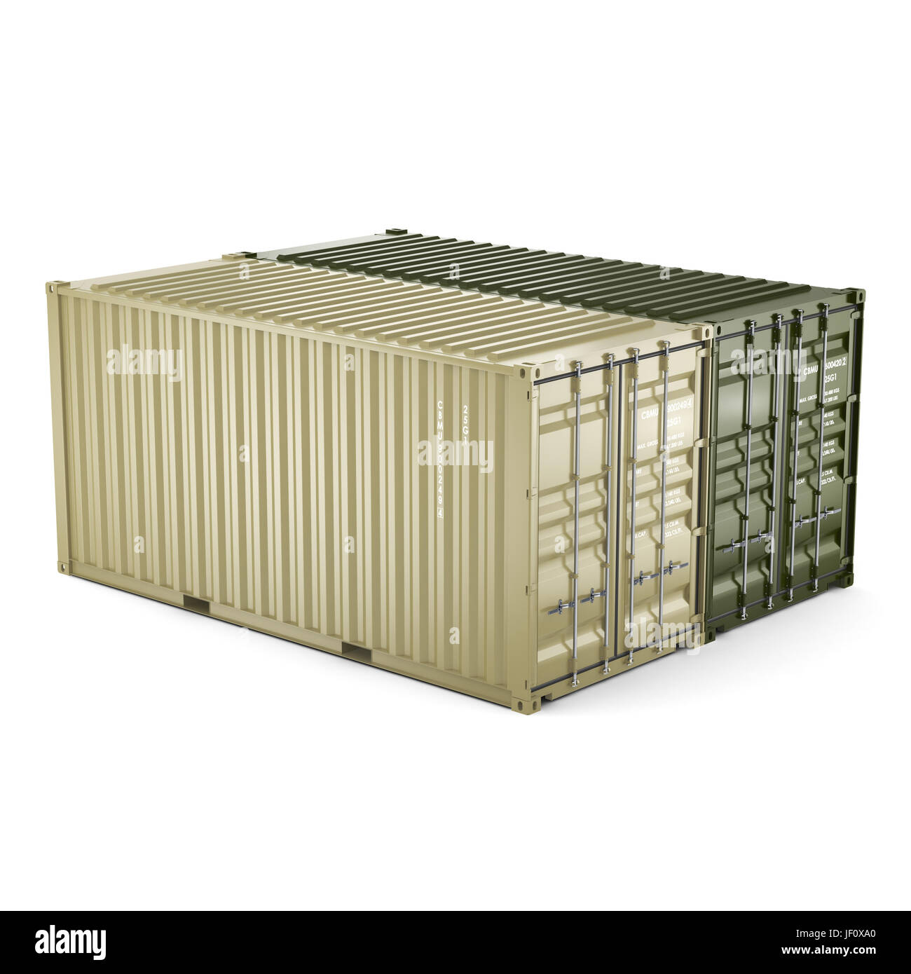 3D rendering container Stock Photo - Alamy