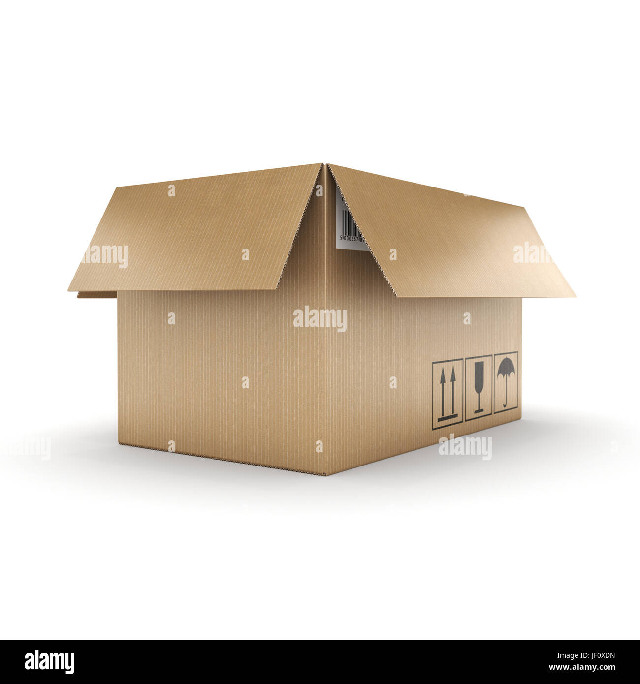 3D rendering cardboard box Stock Photo - Alamy