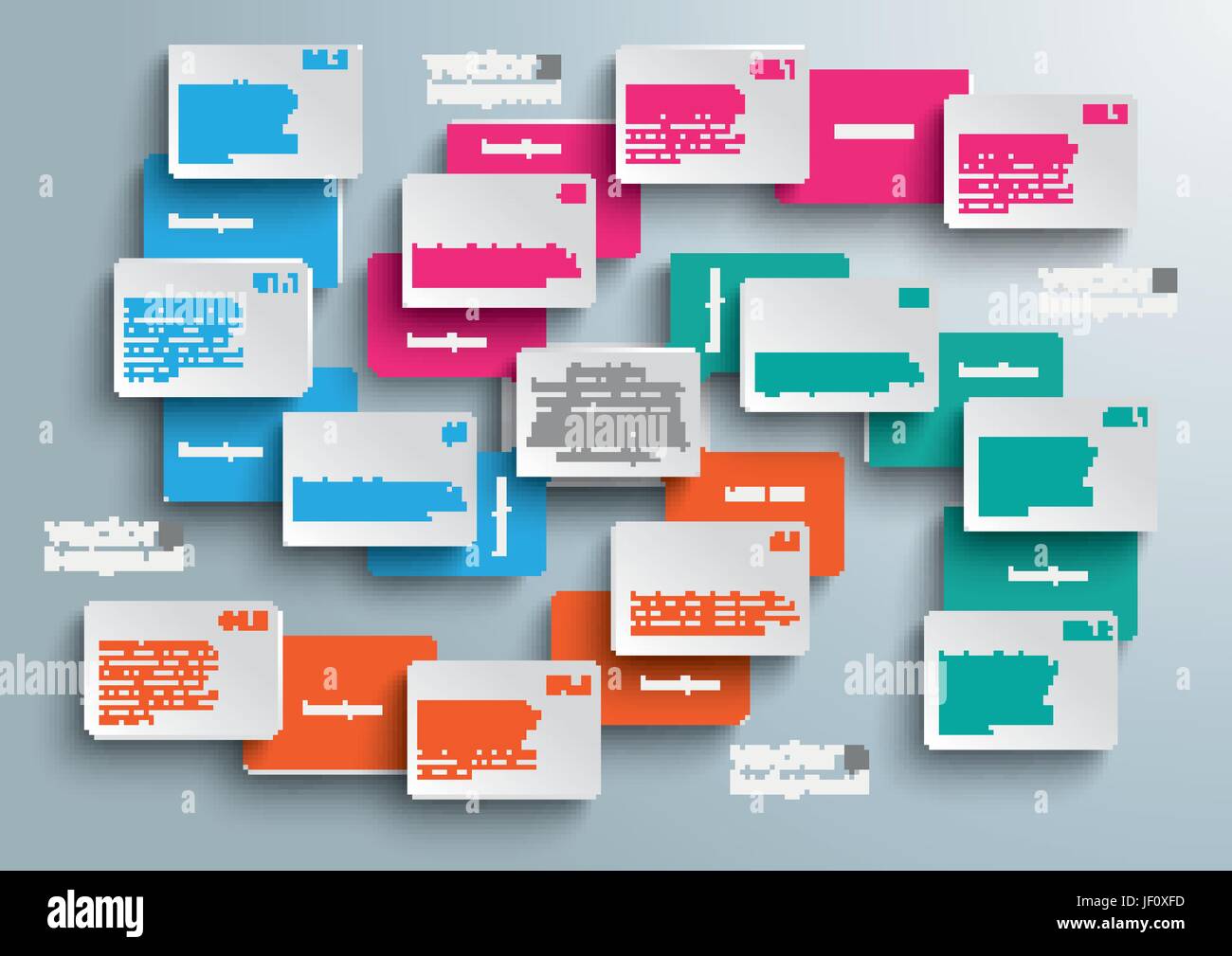 object, space, modern, modernity, cross, four, communication, bubbles ...