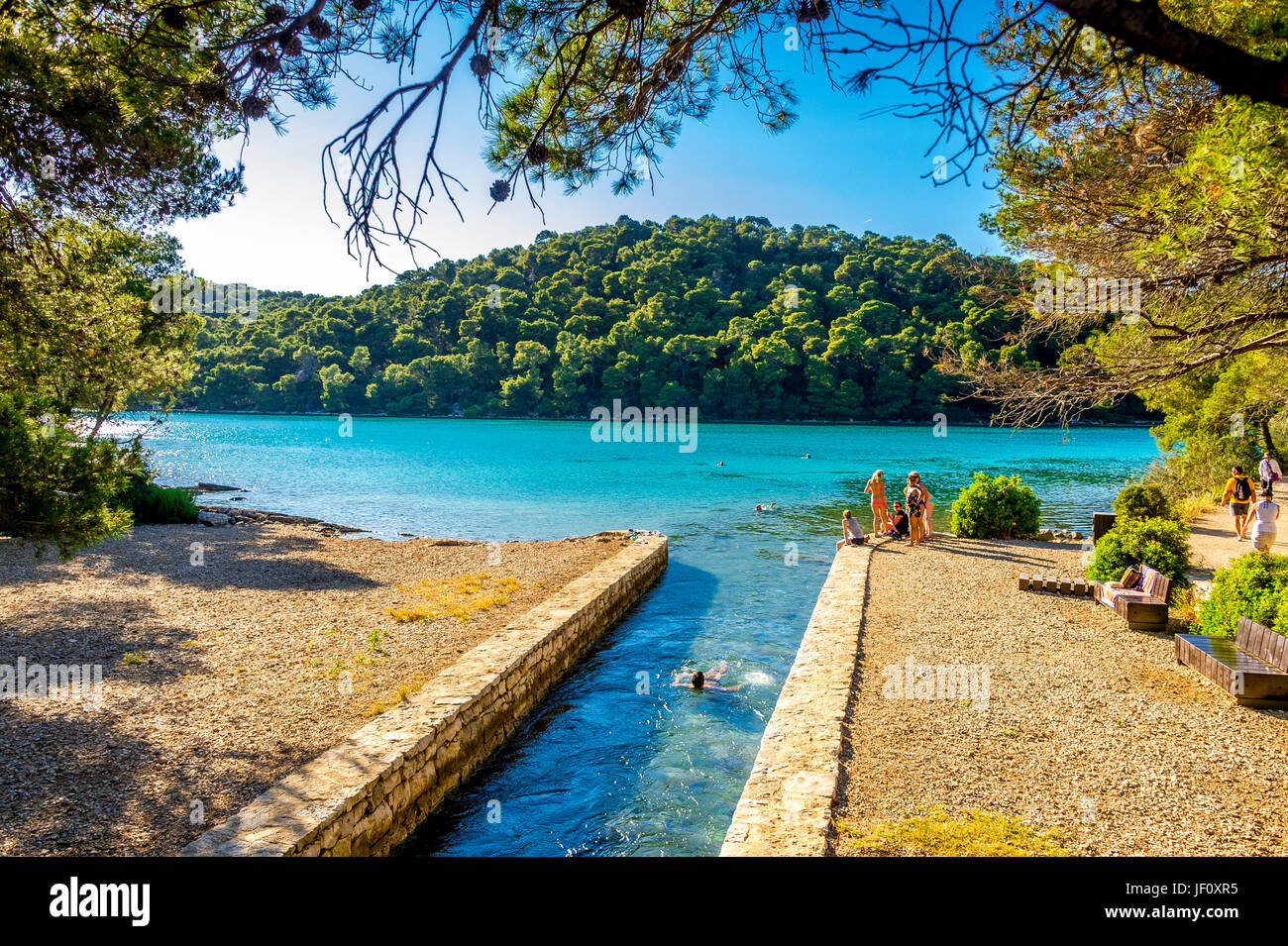 Mali Most is a stone bridge in National Park connecting two sides of ...