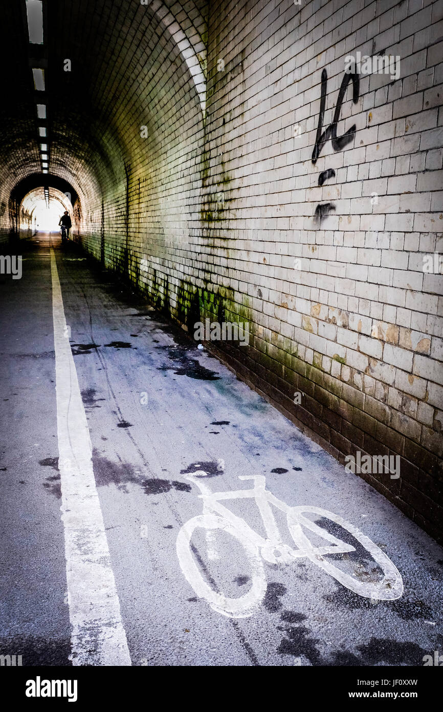 Cycle pedestrian road tunnel hi-res stock photography and images - Alamy
