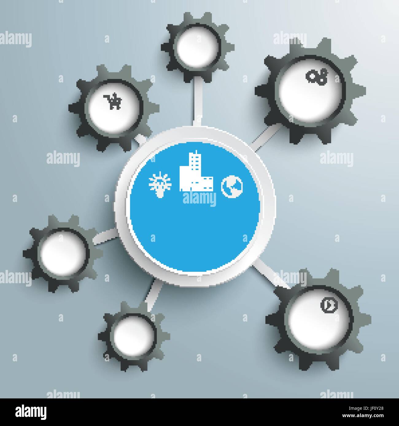 Gear linkage Stock Vector Images - Alamy