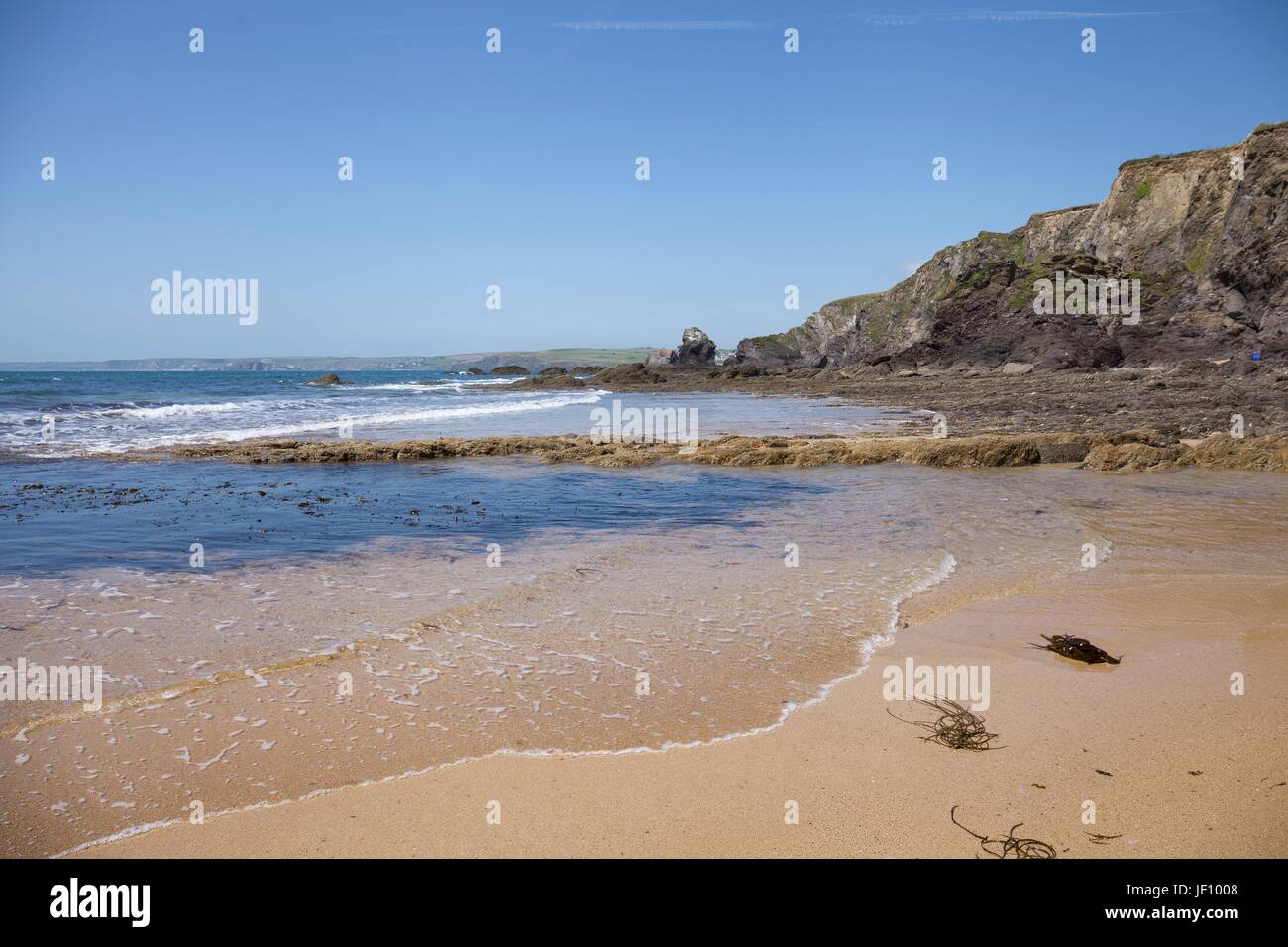 Coastline at Hope Cove, Devon, England Stock Photo - Alamy