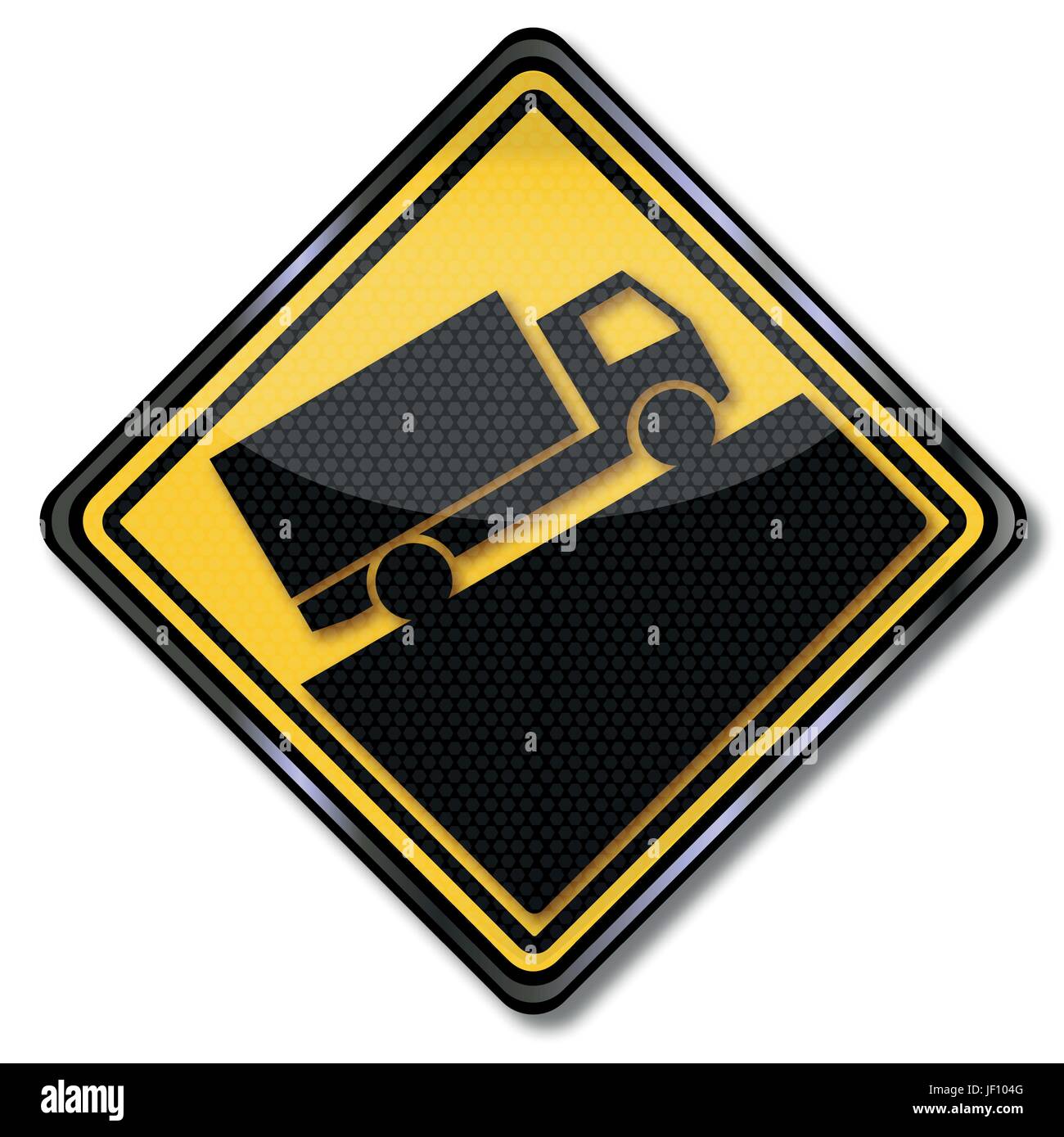 Handbrake warning sign Stock Vector Images - Alamy