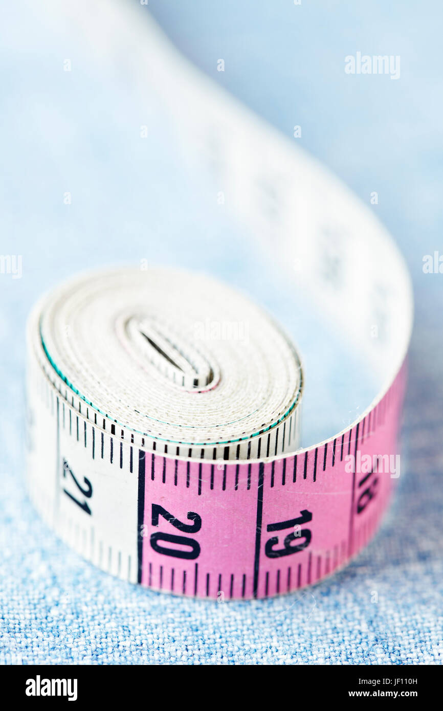 Tape measure, close-up Stock Photo - Alamy