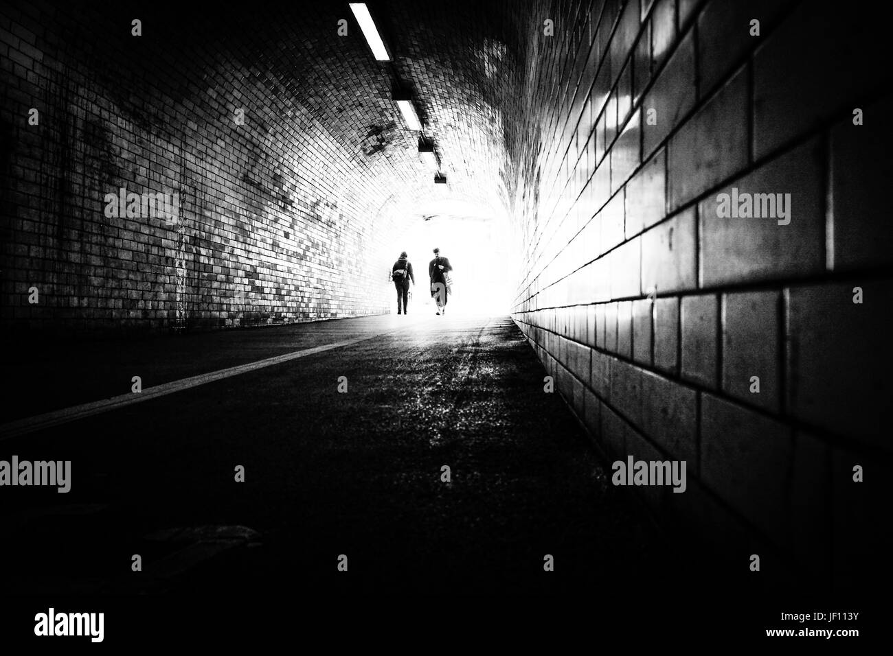 Tunnel on Leeman Road, York, North Yorkshire, UK Stock Photo - Alamy