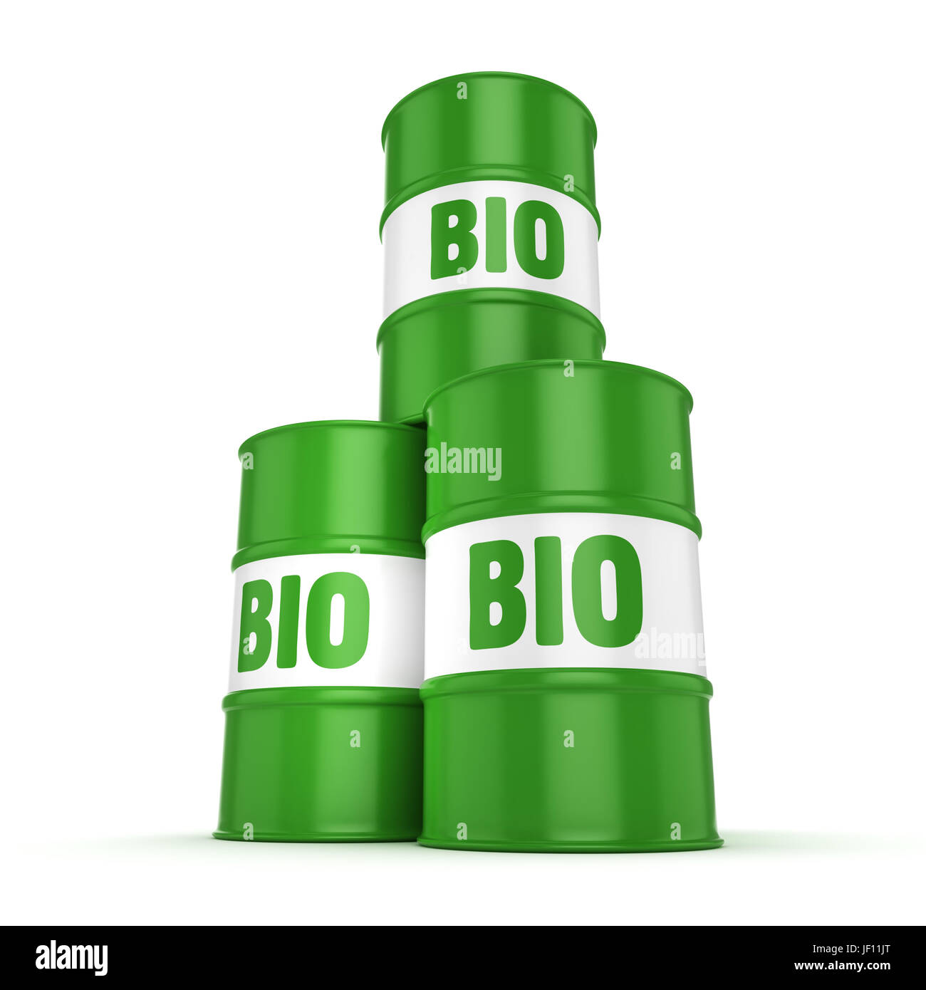 3D rendering barrel of biofuels Stock Photo - Alamy