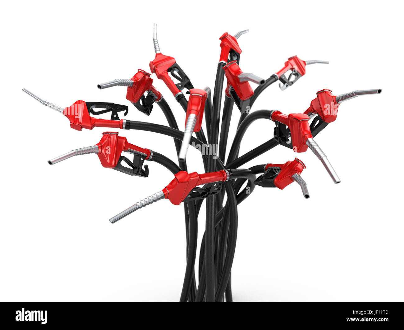 3D rendering refueling nozzle Stock Photo - Alamy