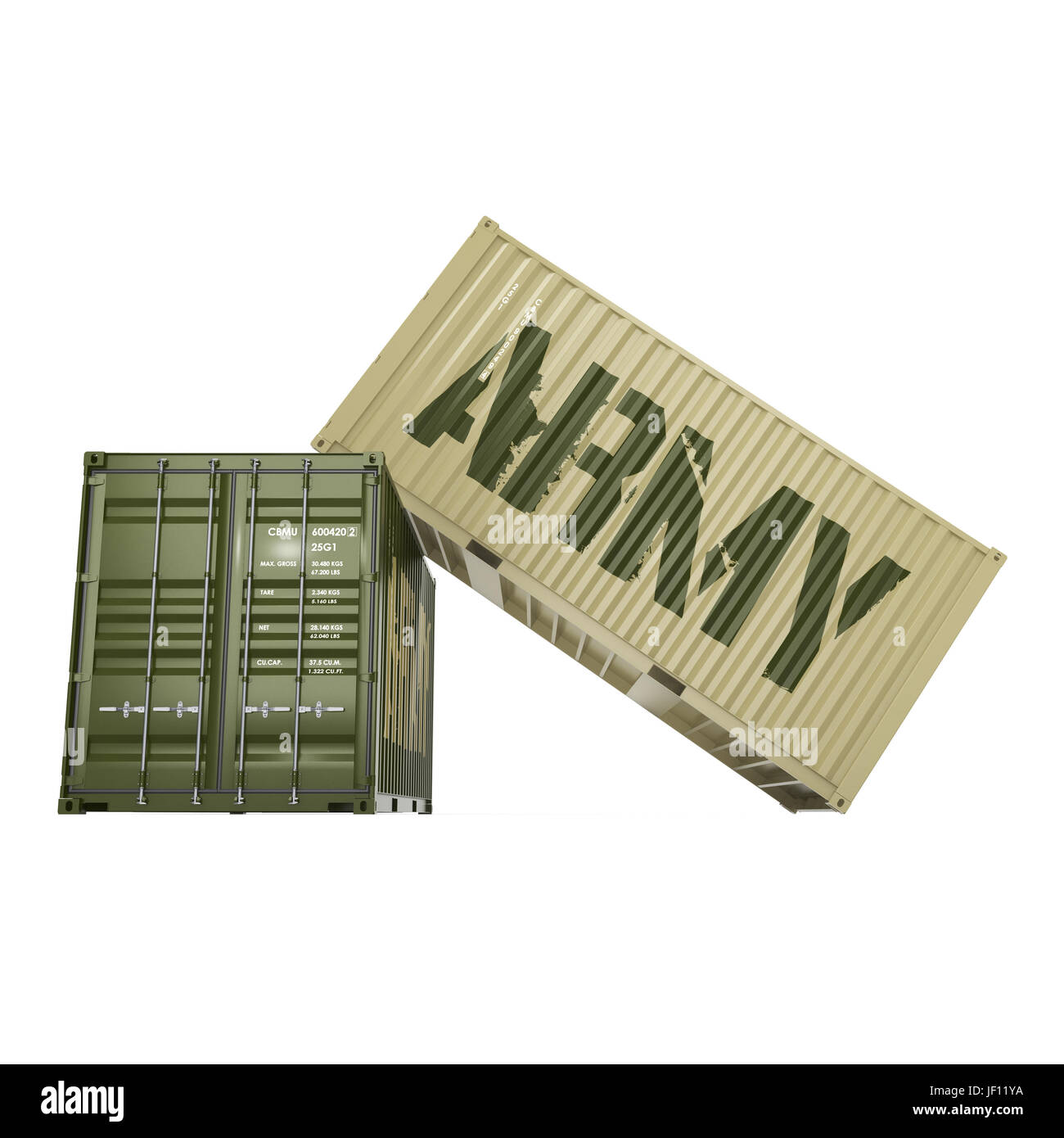 Weaponry containers Cut Out Stock Images & Pictures - Alamy