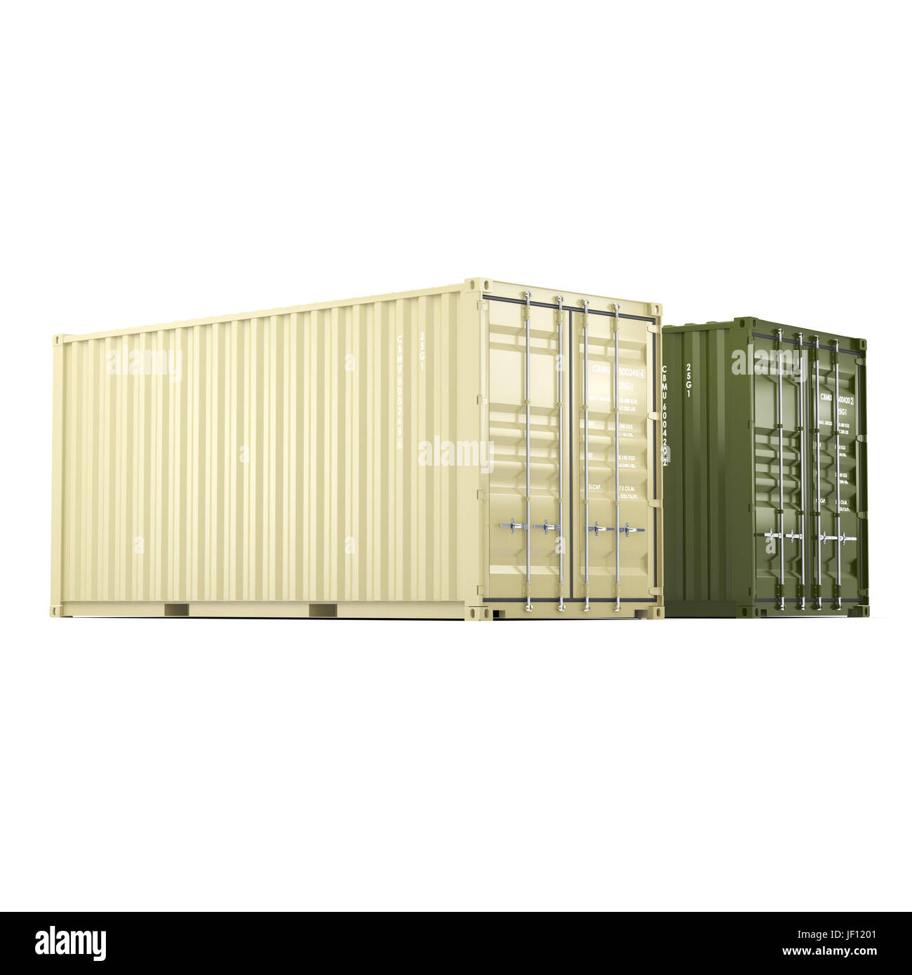 3D rendering container Stock Photo - Alamy