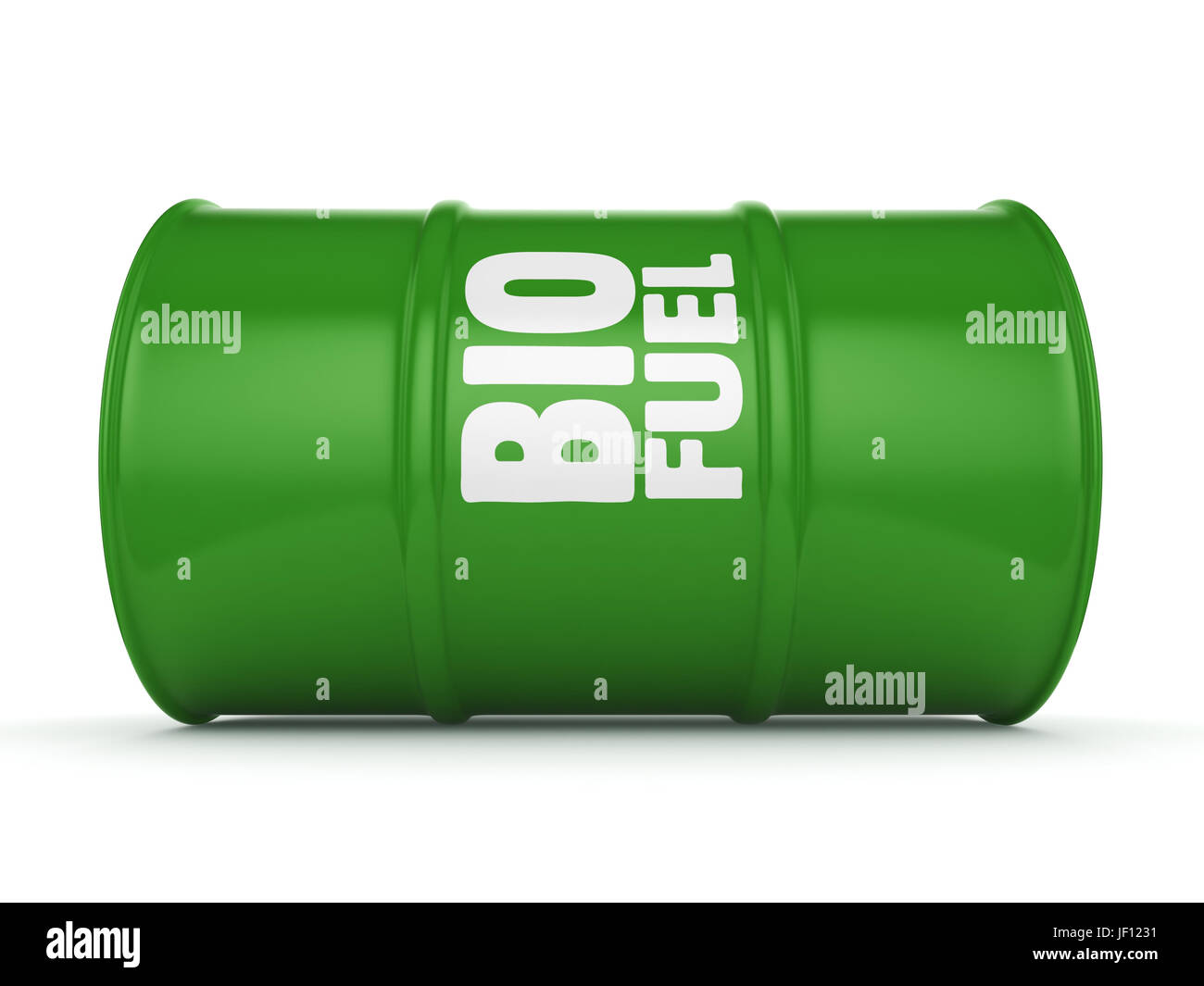 3D rendering barrel of biofuels Stock Photo - Alamy