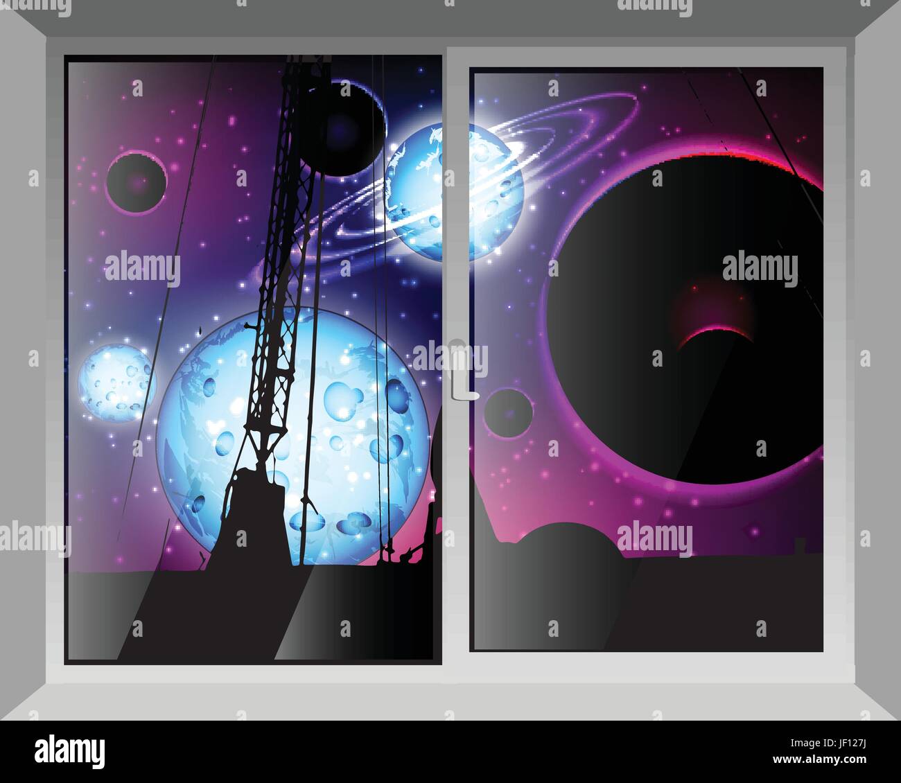 Outer buildings Stock Vector Images - Alamy