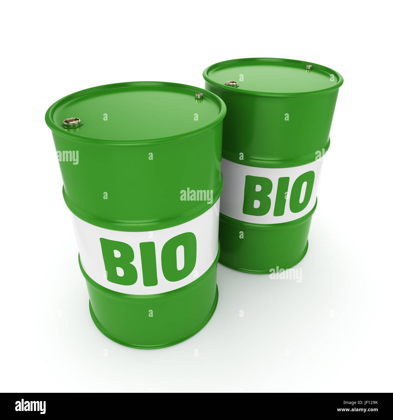 3D rendering barrel of biofuels Stock Photo - Alamy