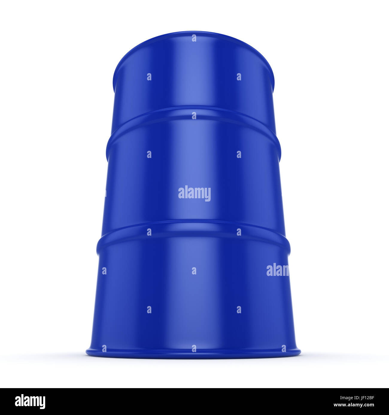 3D rendering blue barrel Stock Photo - Alamy
