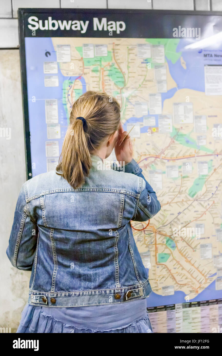 Subway map usa hi-res stock photography and images - Alamy