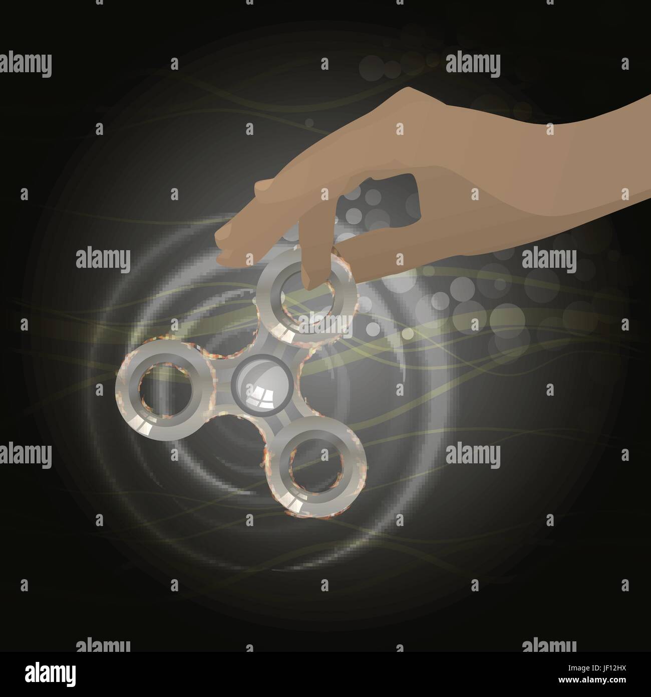 Hand spinner Stock Vector Images - Alamy