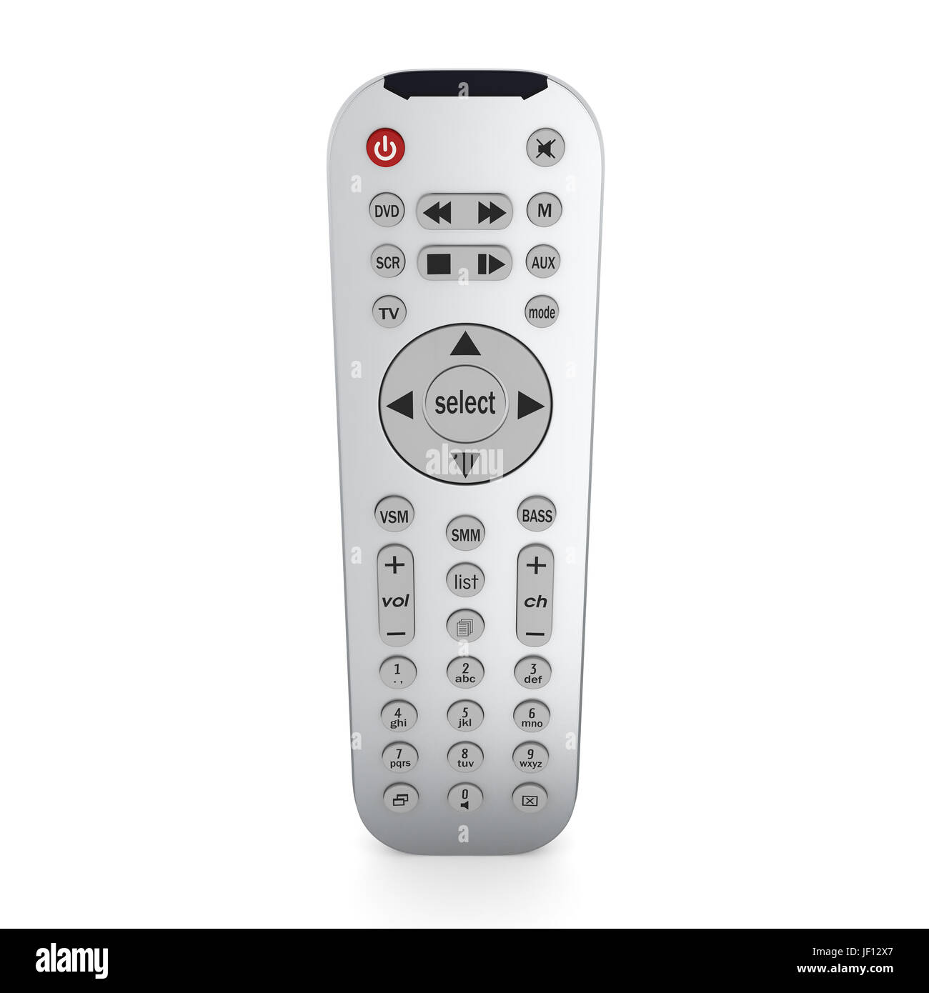 3D rendering TV Remote Stock Photo - Alamy