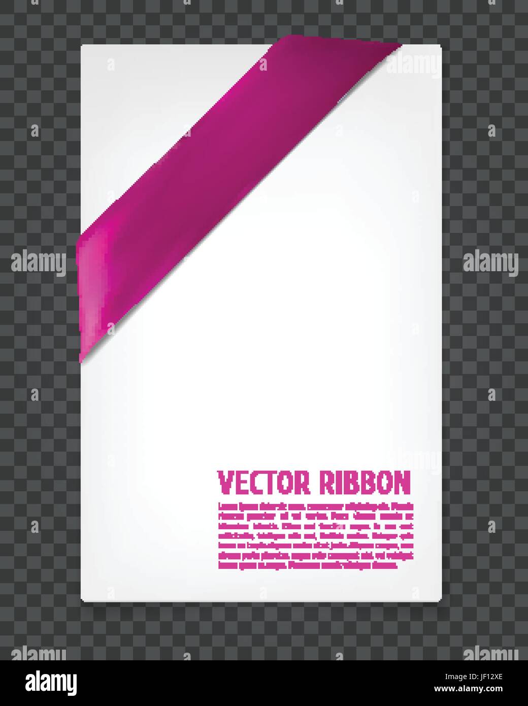 Corner vector ribbon Stock Vector Image & Art - Alamy