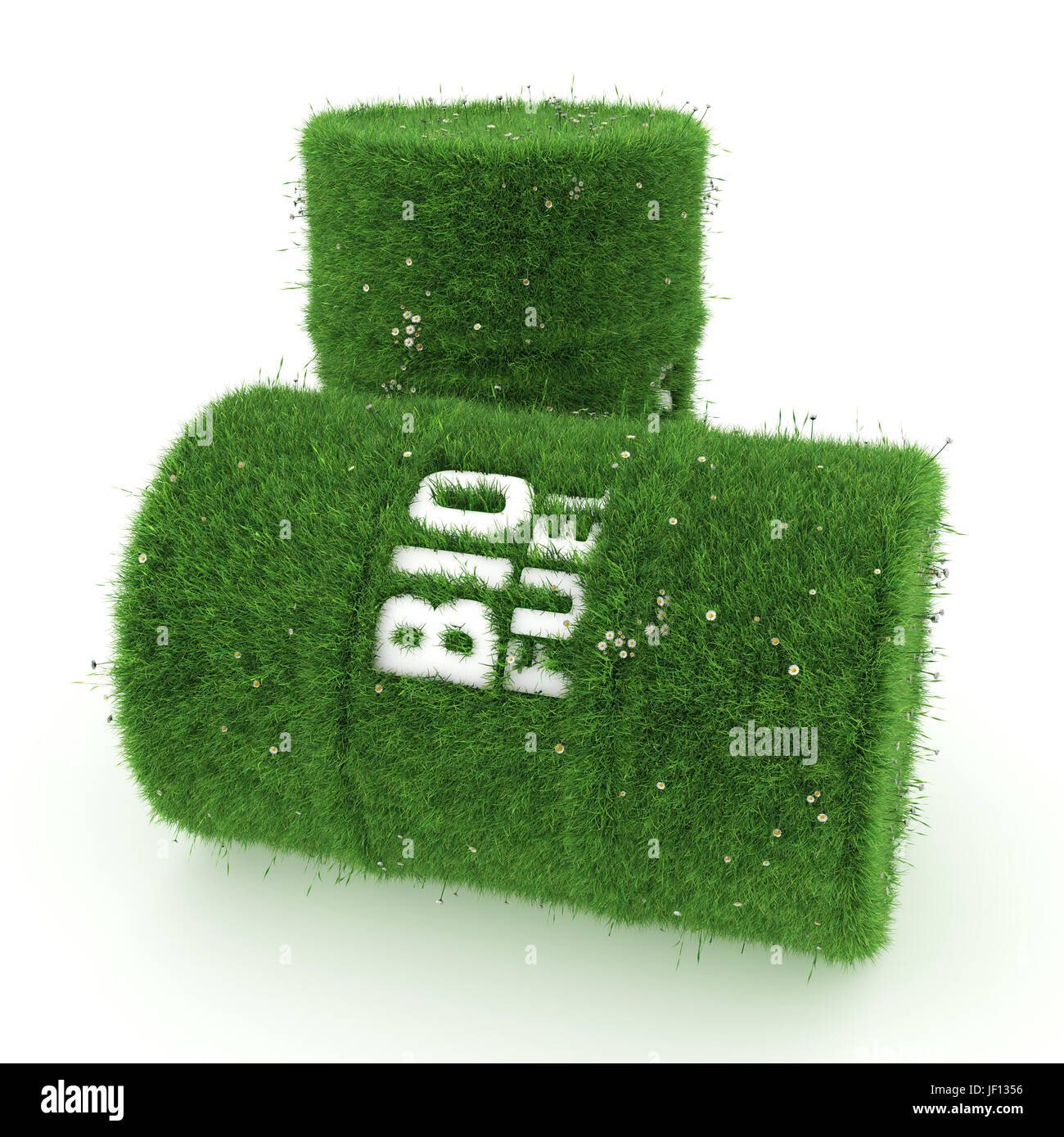 3D rendering barrels of biofuels Stock Photo - Alamy