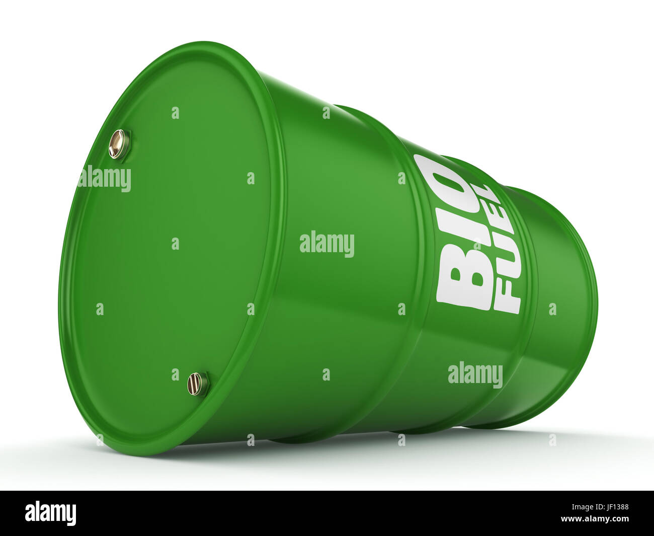 3D rendering barrel of biofuels Stock Photo - Alamy