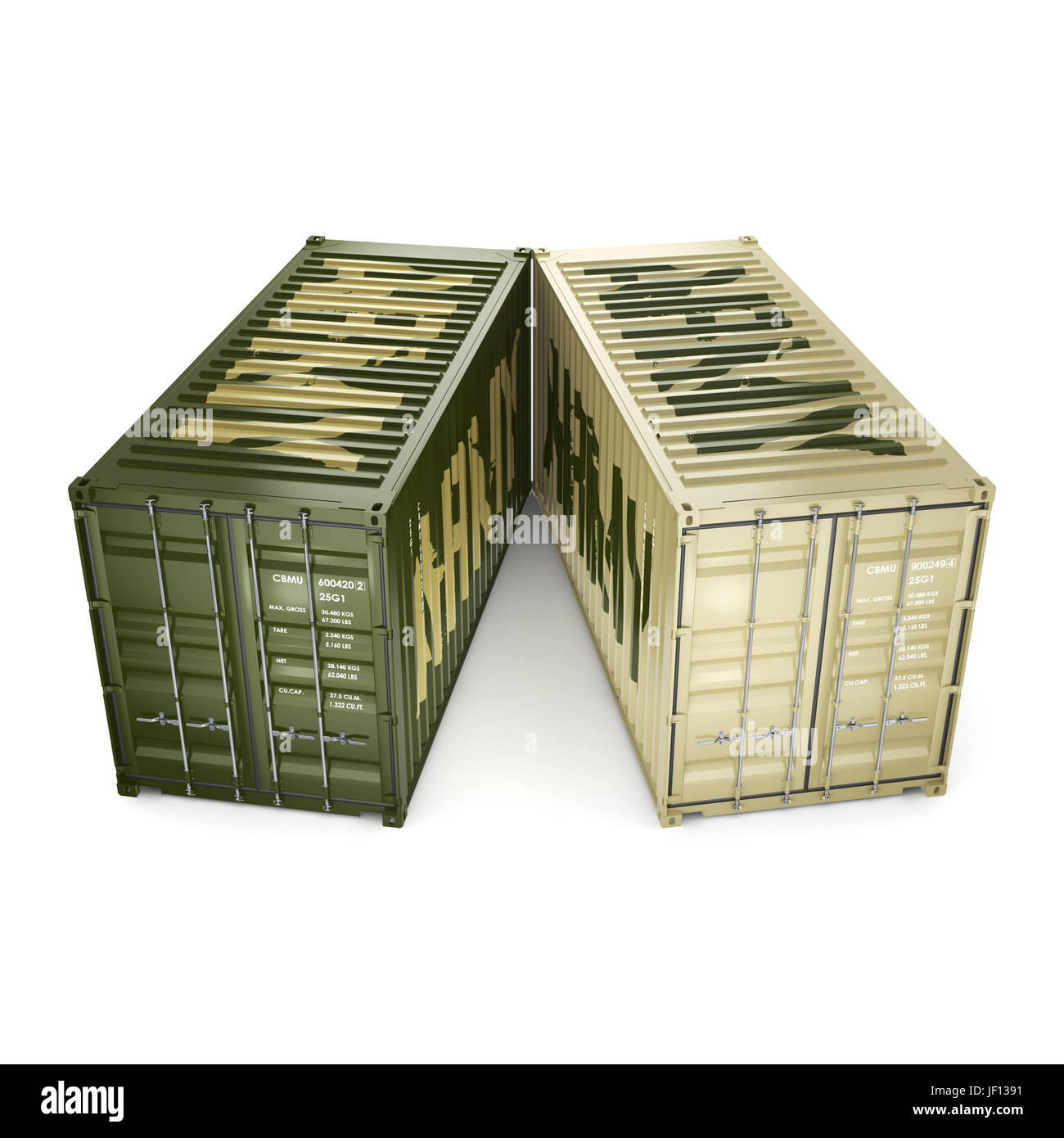 Weaponry containers Cut Out Stock Images & Pictures - Alamy