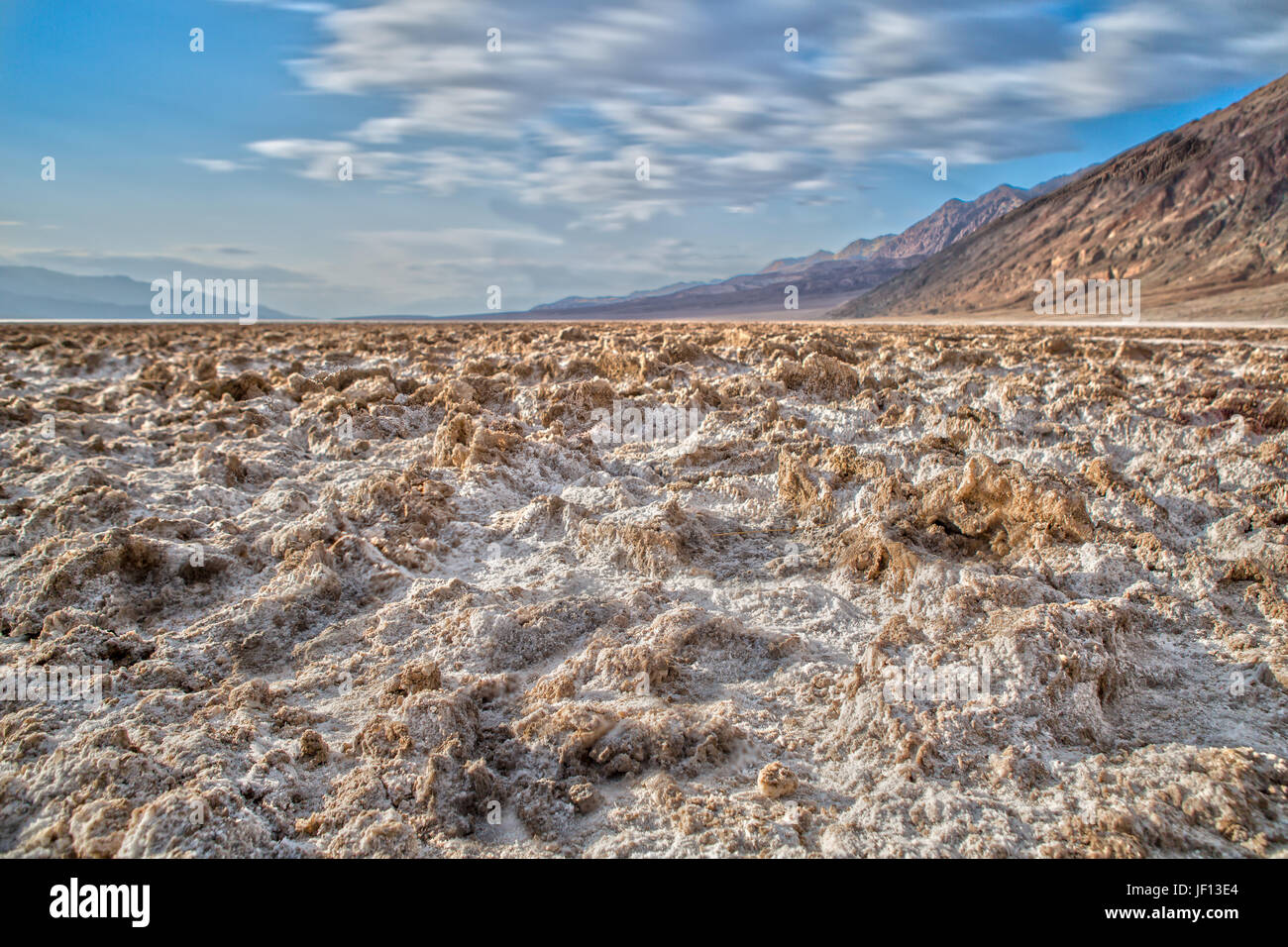 Badwater Basin in Death Valley in California Stock Photo - Alamy