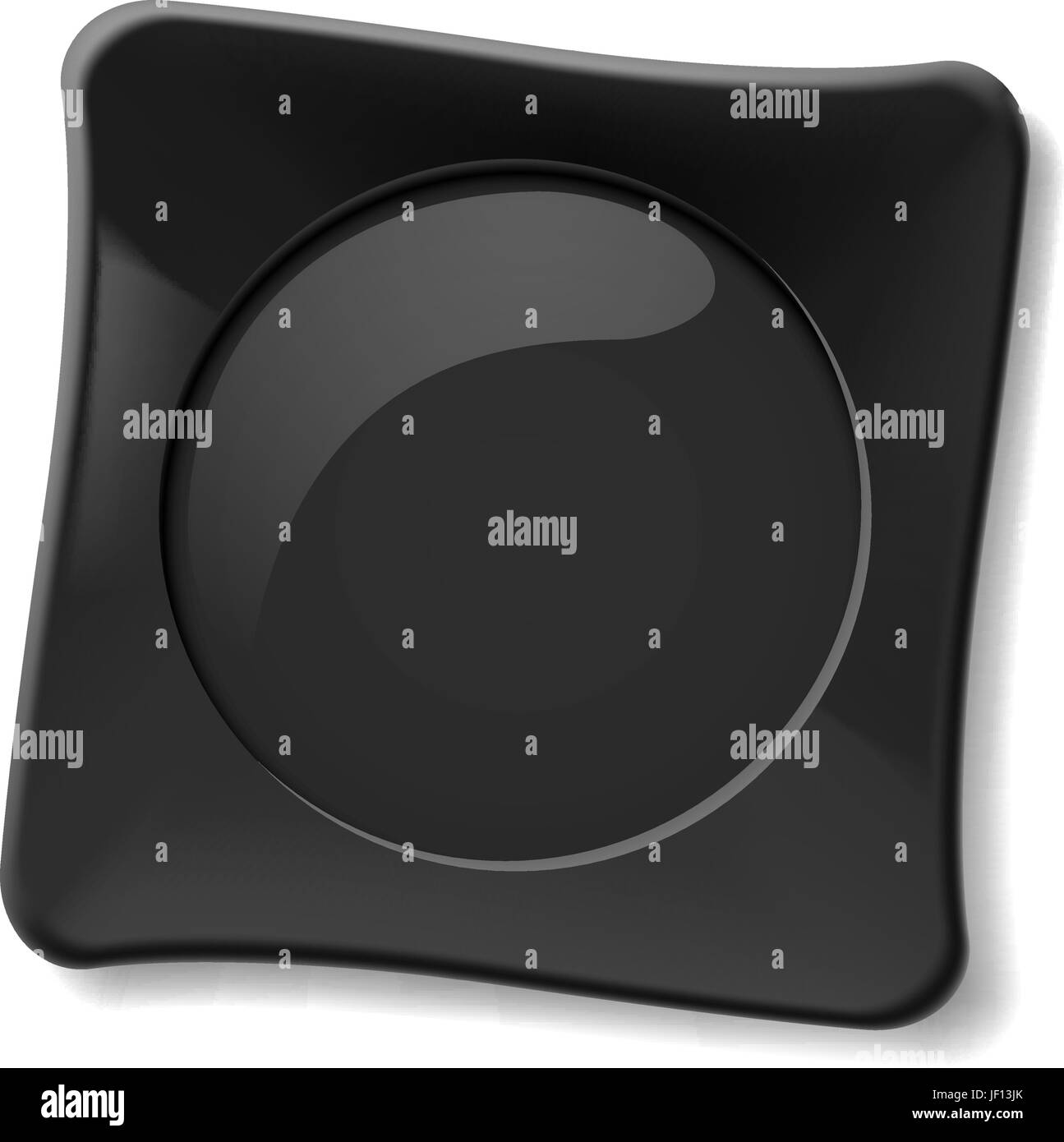 Top view black glossy Stock Vector Images - Alamy