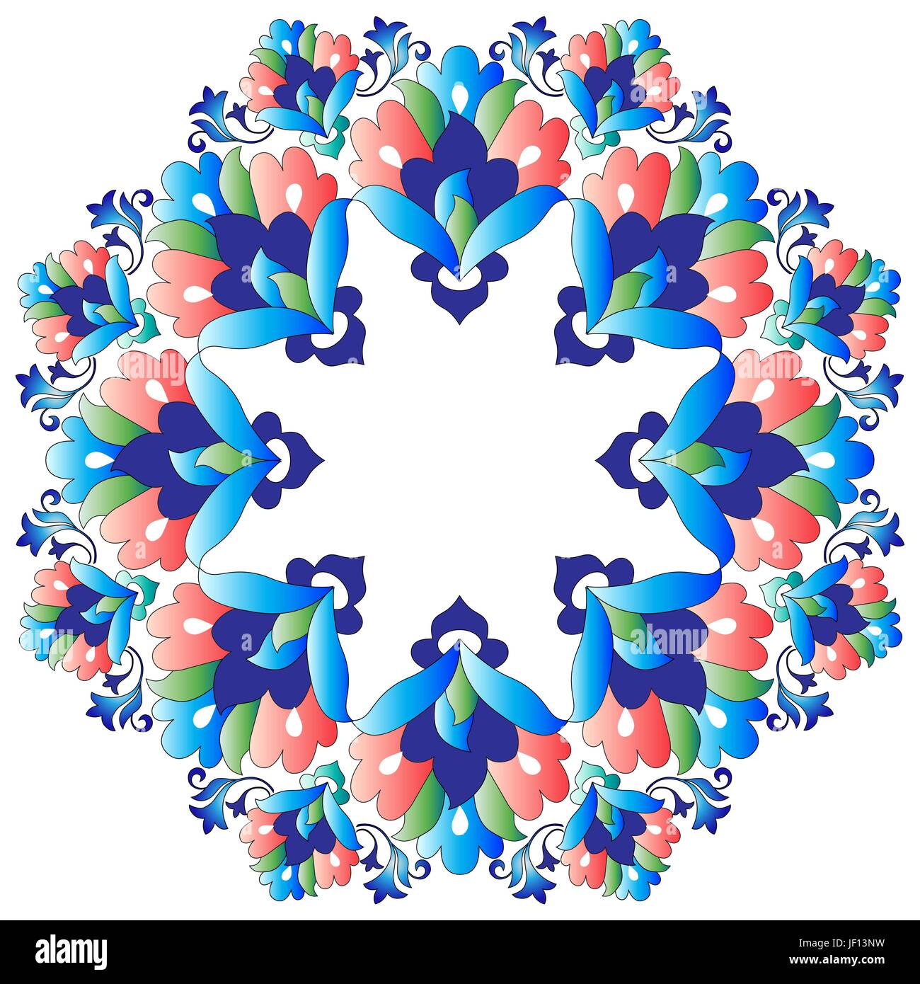 blue, antique, flower, flowers, plant, pattern, oriental, floral ...