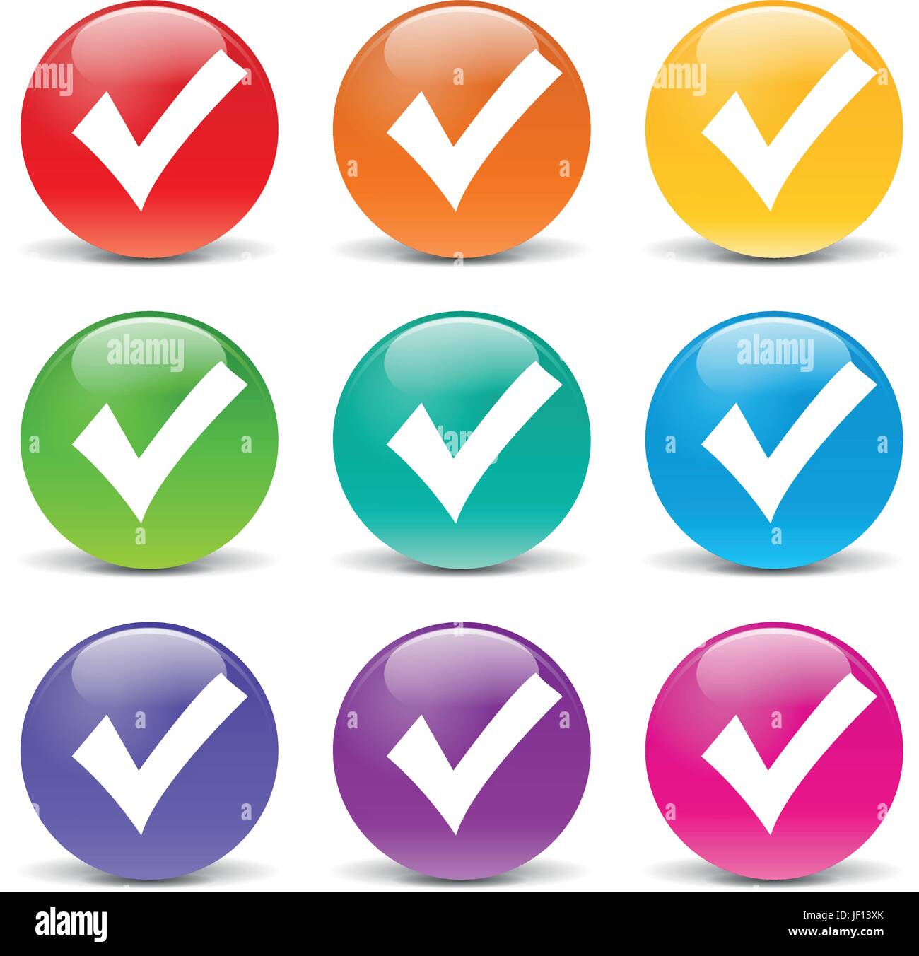 button, mark, icon, vector, icons, buttons, keys, check, blue, ok ...