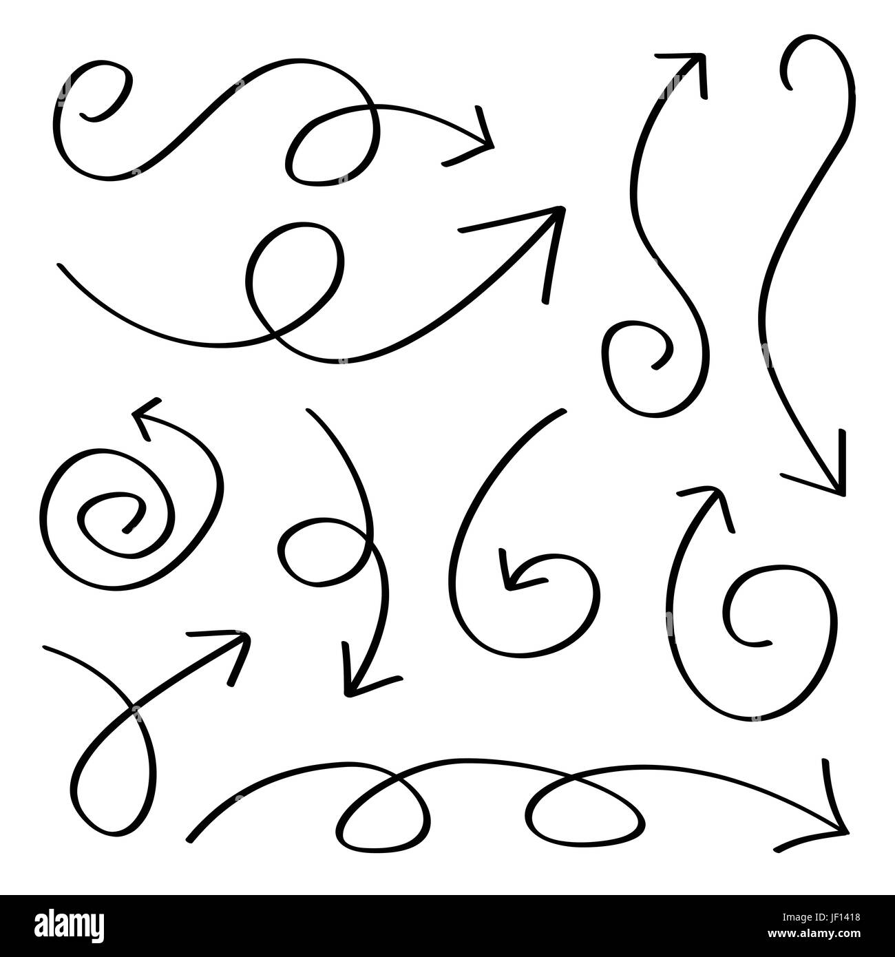 Squiggly Cut Out Stock Images & Pictures - Alamy