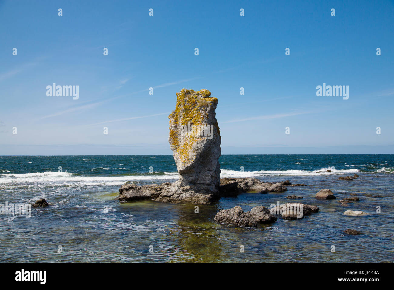 Rock formation at sea Stock Photo - Alamy