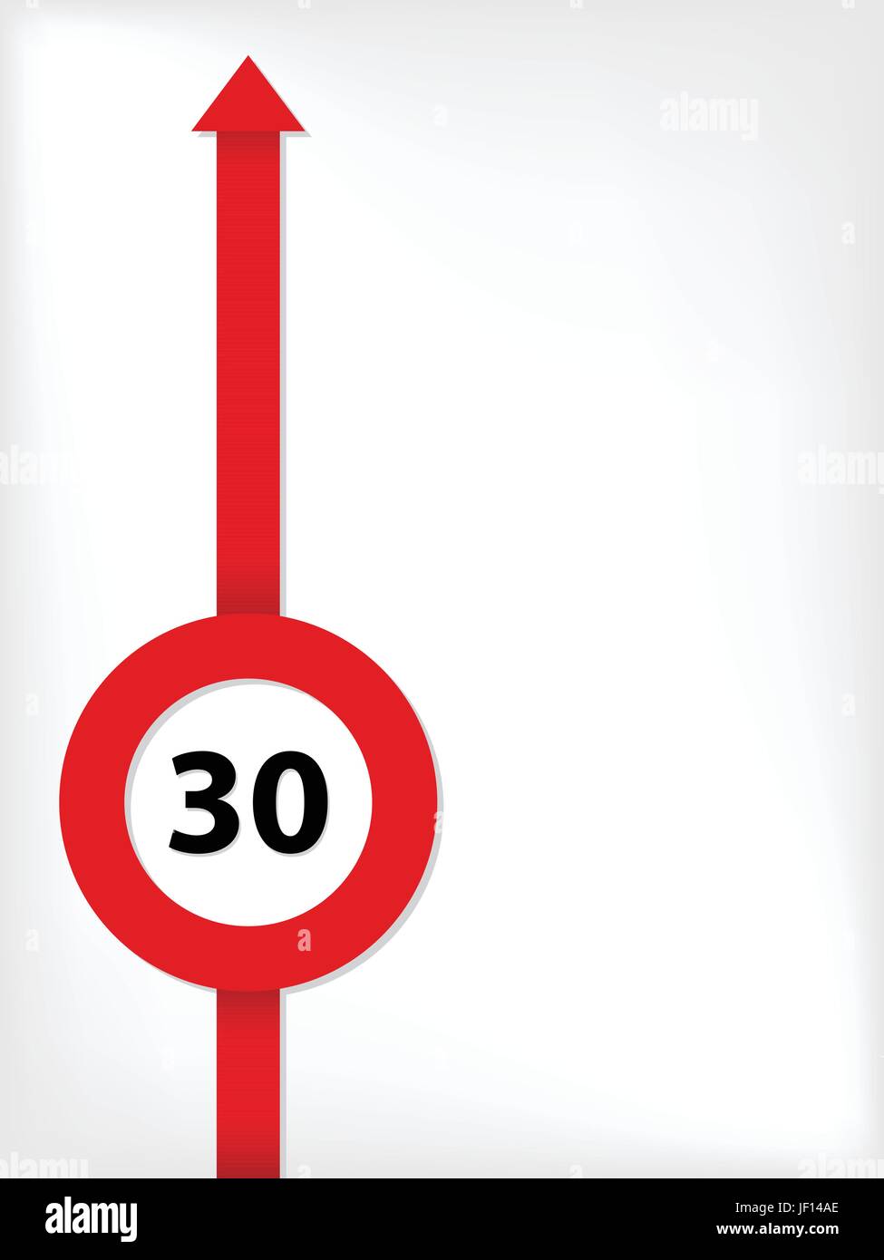 30 mile speed limit Stock Vector Images - Alamy