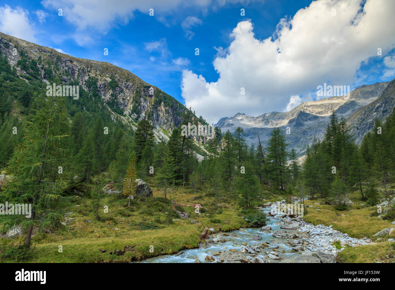 Alpine river in the High Taurus Mountain (Austria Stock Photo - Alamy