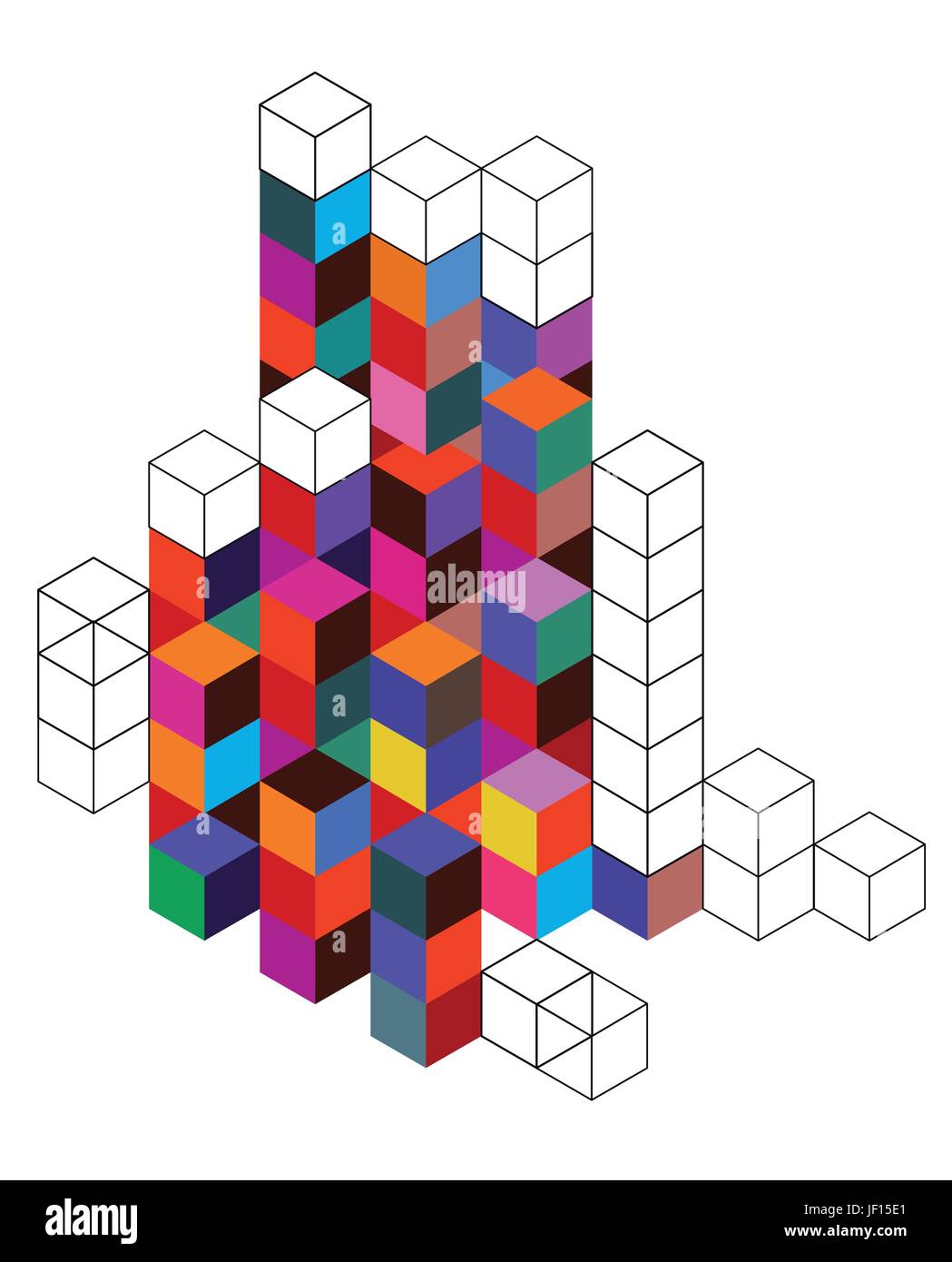 background color cube and grid Stock Vector Image & Art - Alamy