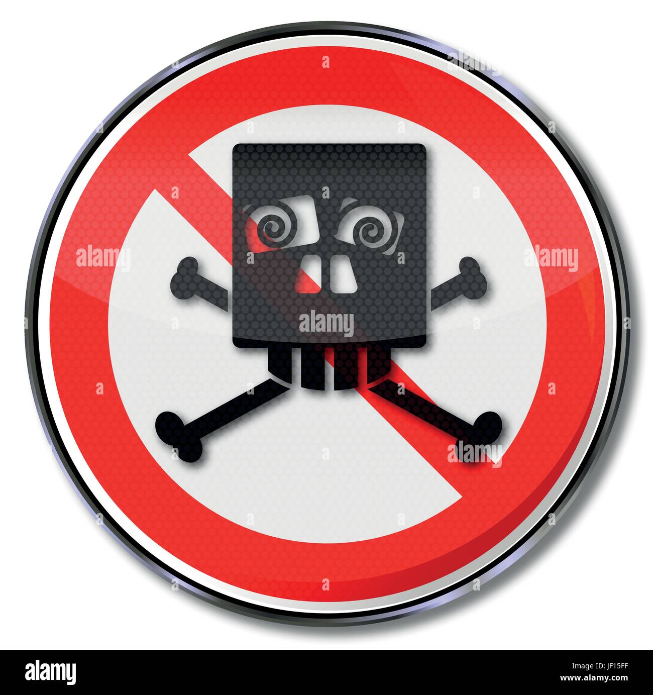 Gefahrzettel vector vectors hi-res stock photography and images - Alamy