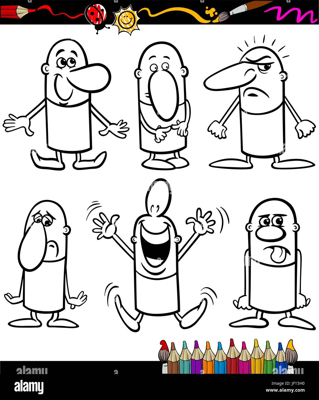 Cartoon disgusted man hi-res stock photography and images - Alamy