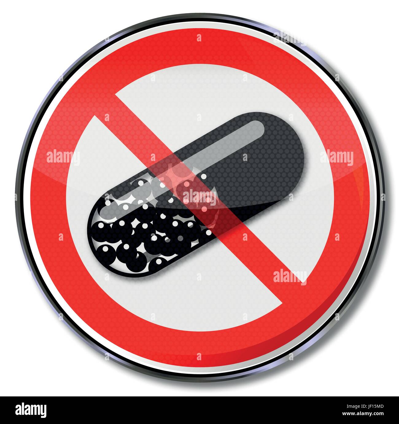 prohibition sign for pills,tests and tablets Stock Vector Image & Art ...