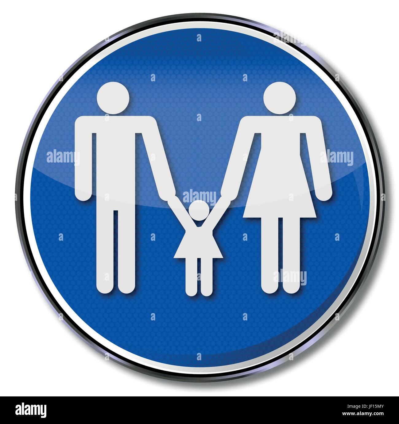 sign nuclear family with toddler Stock Vector Image & Art - Alamy
