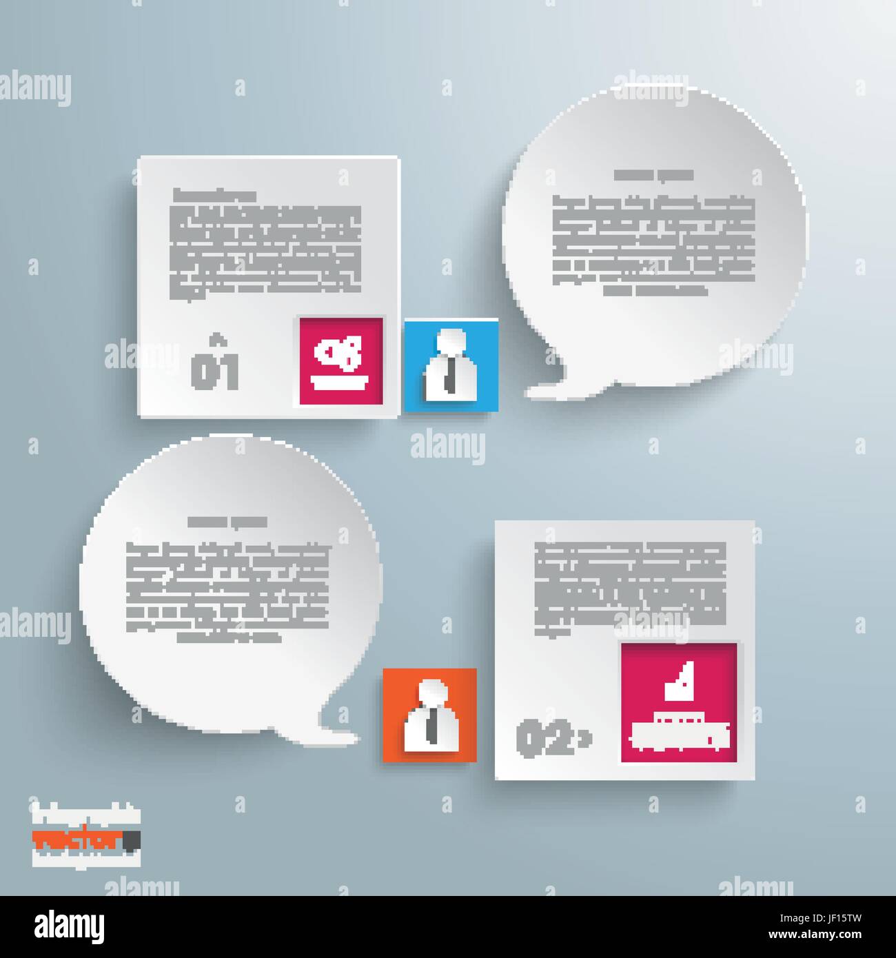 3d concept man talking Stock Vector Images - Alamy