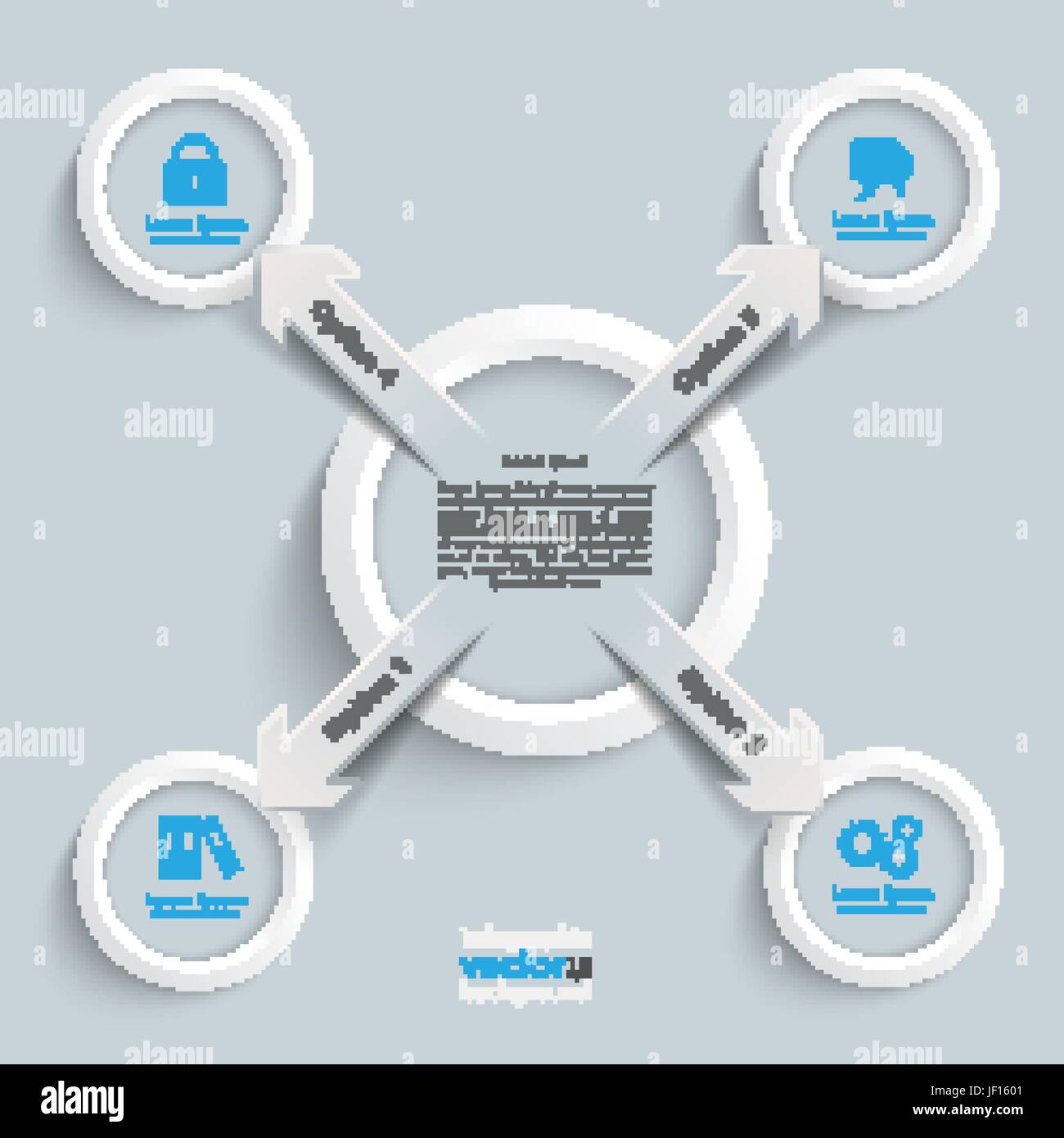 Centre cut Stock Vector Images - Alamy