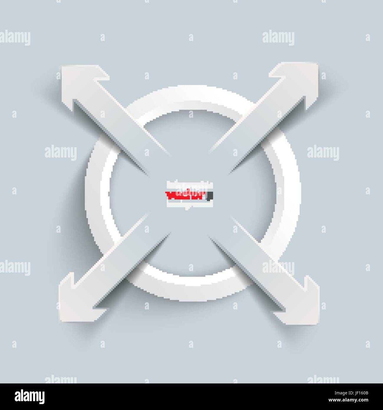 Centre cut Stock Vector Images - Alamy