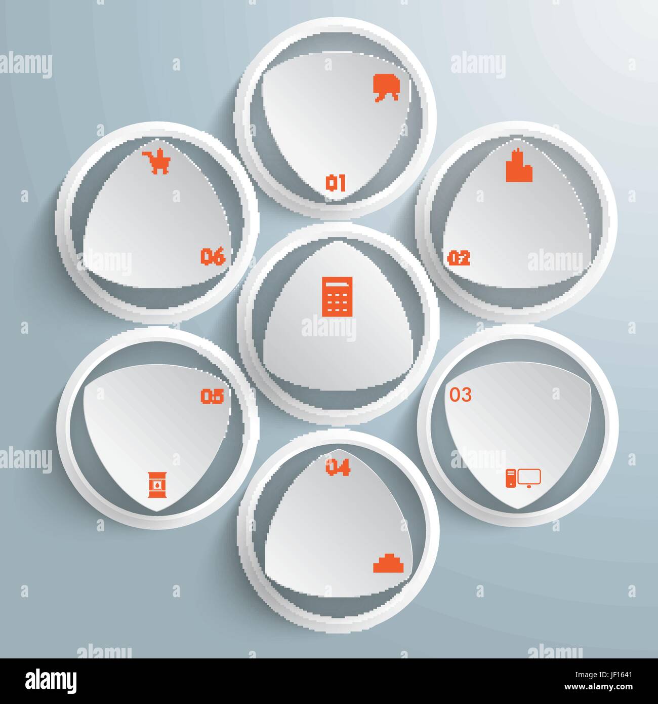 Connected rings vector vectors hi-res stock photography and images - Alamy