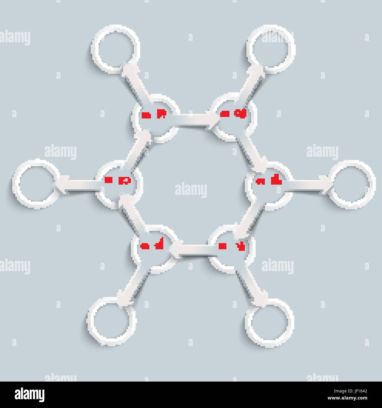 Cog hexagon Stock Vector Images - Alamy