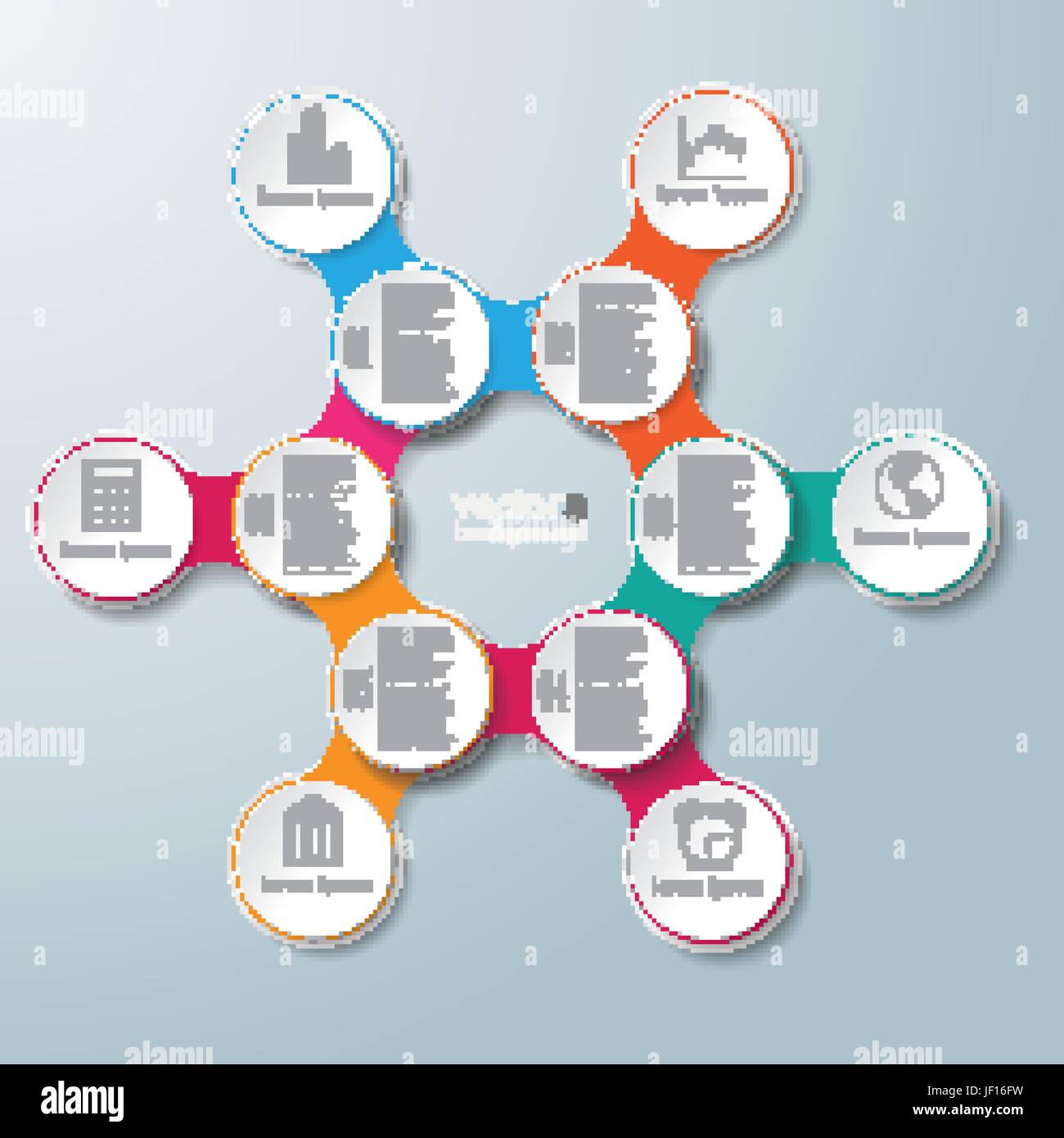 object, connected, space, modern, modernity, chain, communication Stock ...