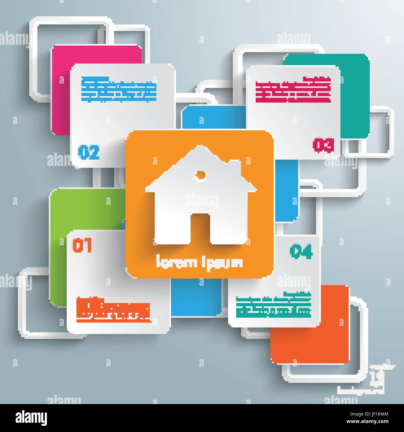 house, building, object, houses, composition, model, design, project ...