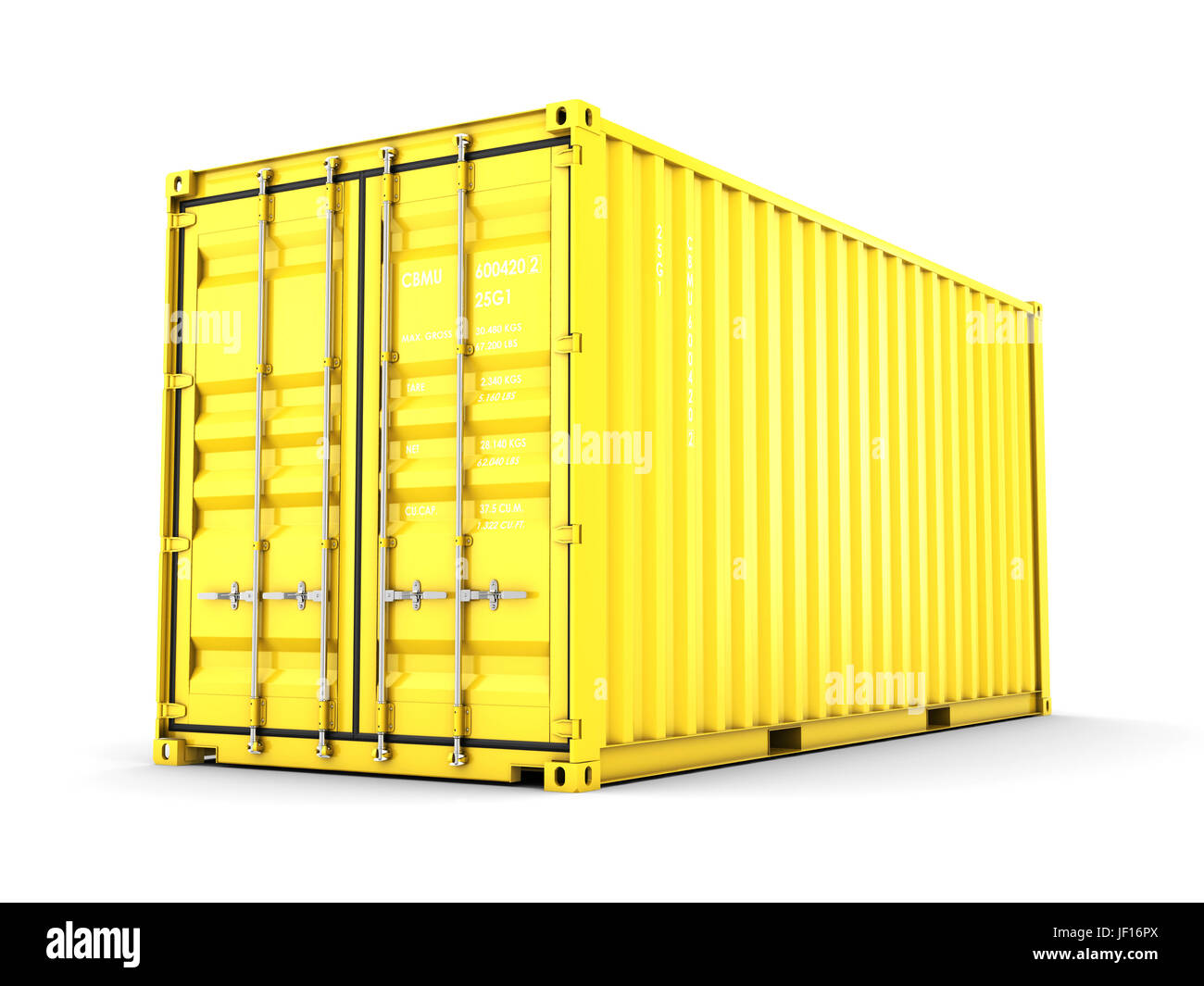 Isolated cargo container Stock Photo - Alamy