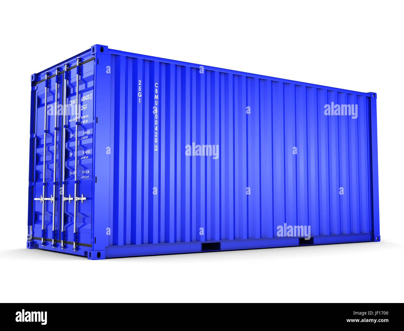 Isolated cargo container Stock Photo - Alamy