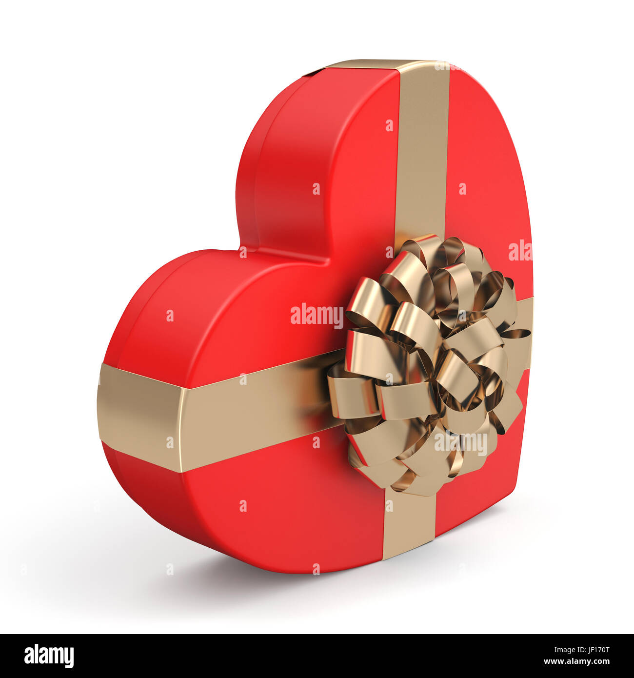 Red heart box Stock Photo - Alamy