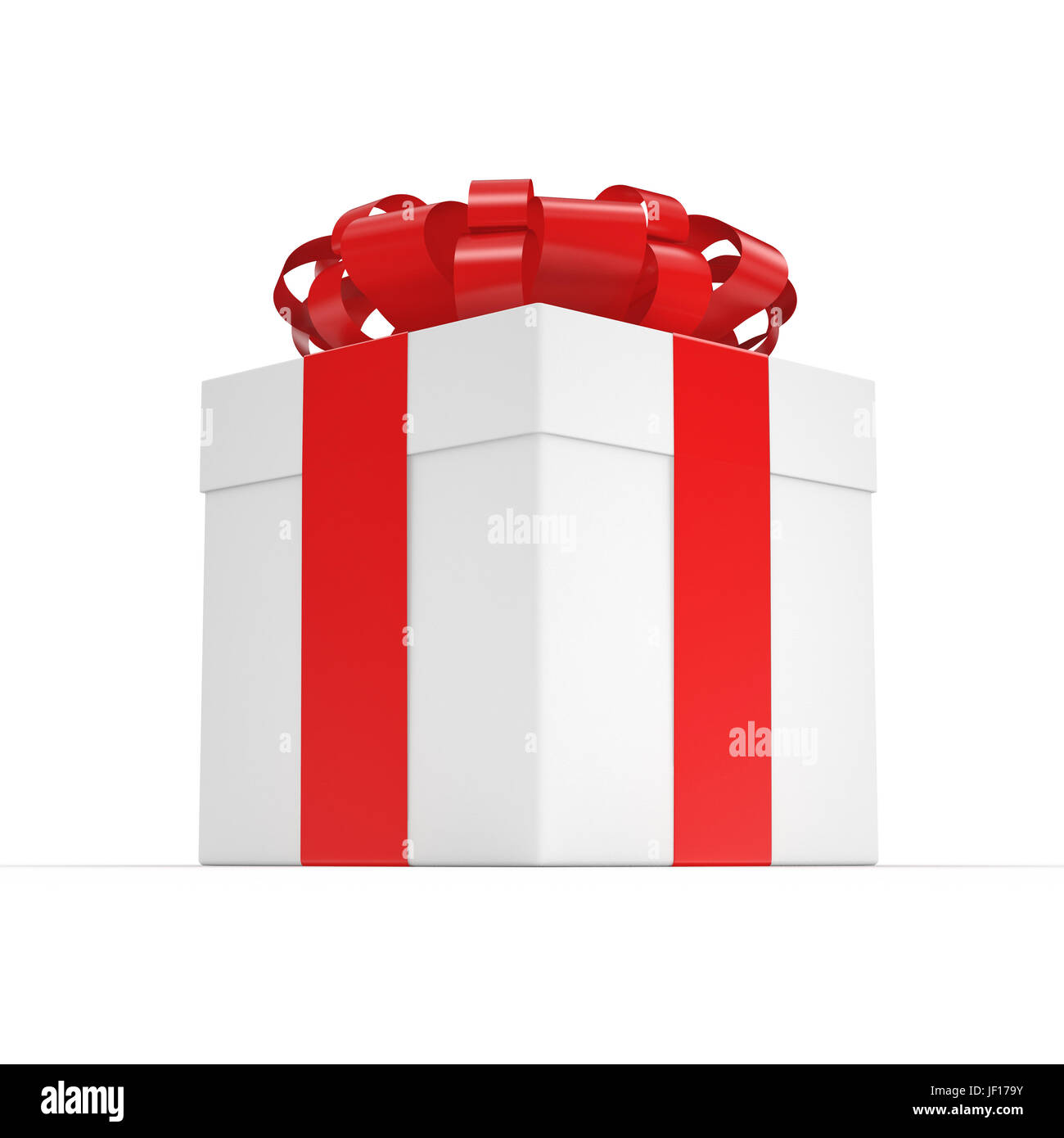 White gift box Stock Photo - Alamy